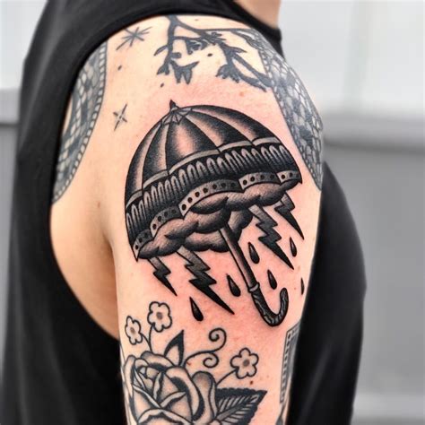 Lightning Storm Tattoo