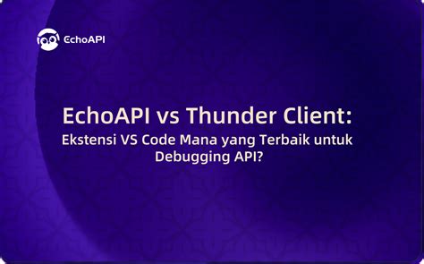 Echoapi Vs Thunder Client Ekstensi Vs Code Mana Yang Terbaik Untuk Debugging Api