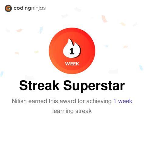Nitish Saraswat On Linkedin Codingninjas Achievements
