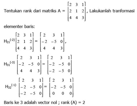 Pembahasan Materi Tentang Matriks Beinyu Com