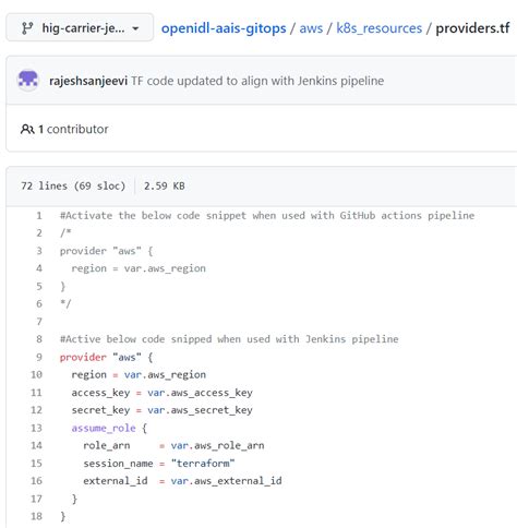 2 Infrastructure As Code Using Jenkins — Openidl Documentation