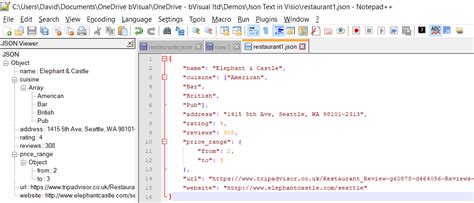 Using Json Text In Visio Shapes Bvisual