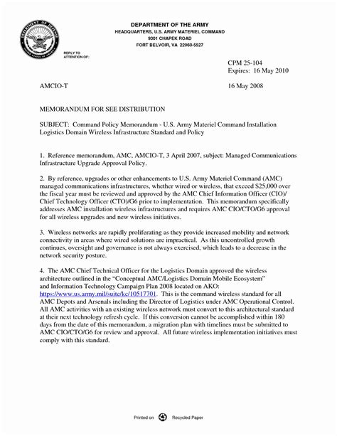 Army Memorandum For Record Template Elegant Army Memorandum Template Memorandum Memorandum