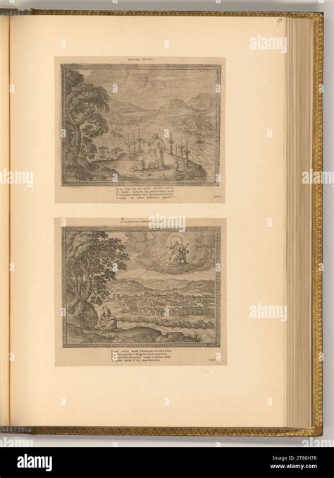 Pieter Van Der Borcht Engraver Johannes Sees The Seven Candlesticks