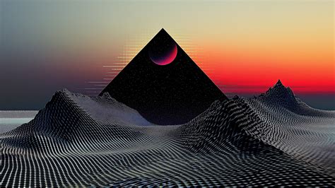 Retrowave Wallpaper 4k Surreal Landscapes Retro Aesthetic