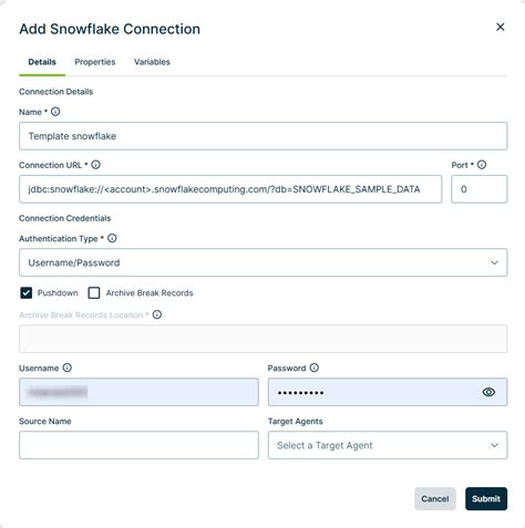 Setting Up A Pushdown Connection