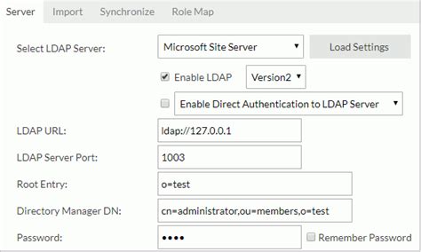 Configuring The LDAP Server