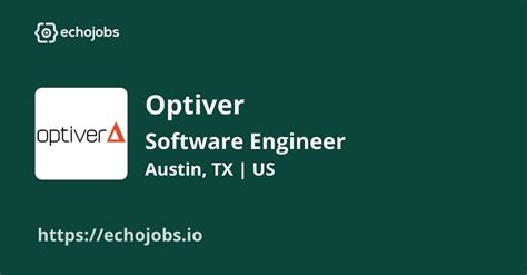 optiver is hiring software engineer austin tx us [machine learning