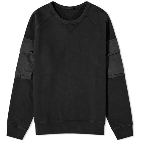 Ten C Pocket Crew Sweat Black End Ar