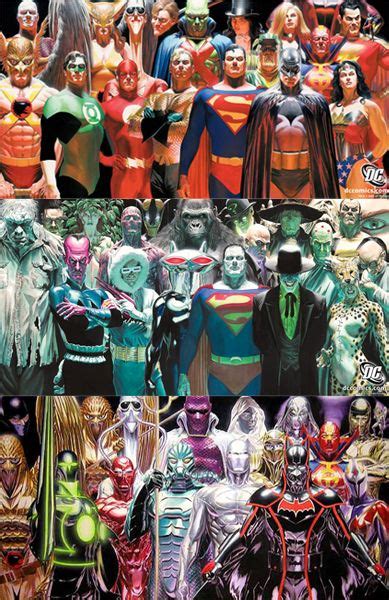 Alex Ross Portraits Of Villainy Joker Marvel Dc Comics Fine Art