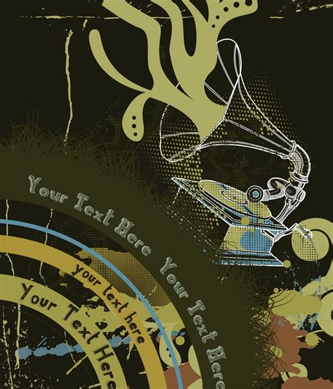 빈티지 음악 포스터 벡터 Eps Ai Uidownload