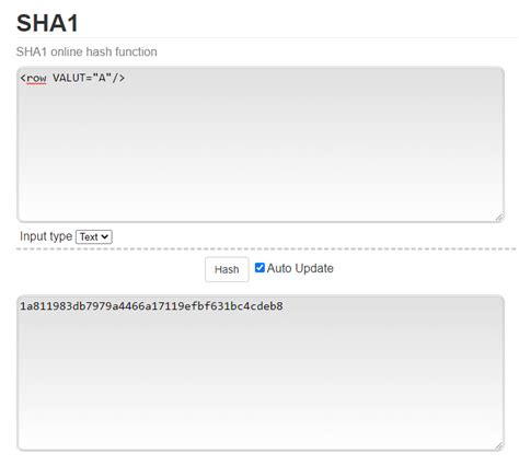 sql server hashbytes sha1 return value that differ to standard sha1