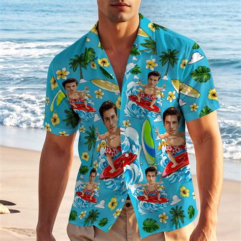 Personalized Hawaiian Shirts Create Your Own Aloha Beach Shirt