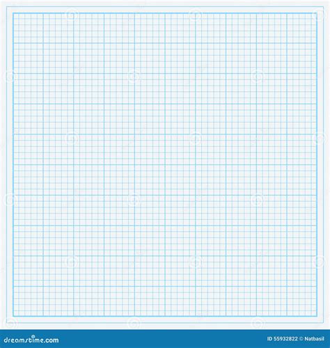 Blue Graph Paper Stock Vector Illustration Of Design 55932822