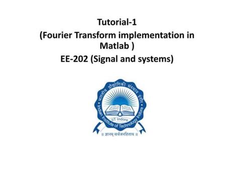 Digital Signal Processing Dsp Pptpptx