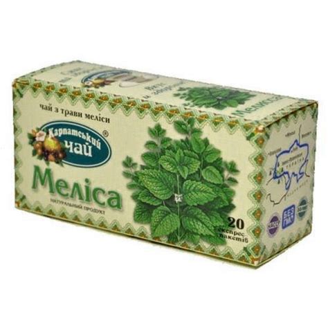 Карпатский чай Мелисса, 20 пакетиков - Феофановская