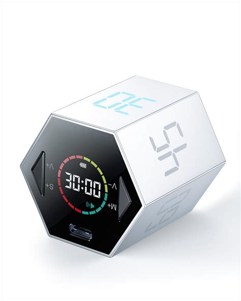 Ticktime Pomodoro Timer Clock Productivity Timer Cube Adhd Timer Pause And Resume Silent