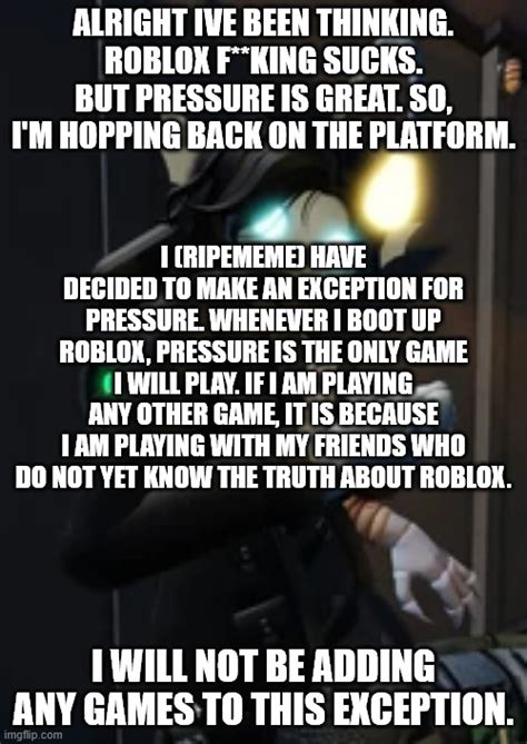 Roblox Pressure Memes And S Imgflip