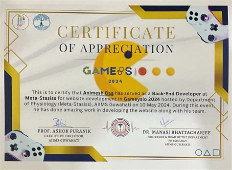 Animesh Bag On Linkedin Backenddevelopment Aiimsguwahati Gameysio2024 Meta
