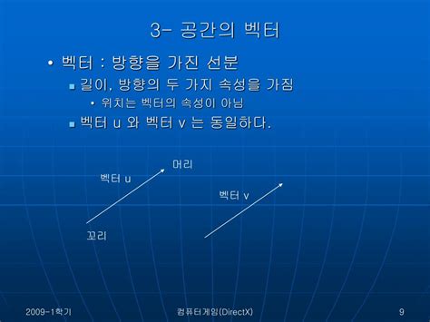 ppt directx9 를 이용한 3d game 프로그래밍 입문 powerpoint presentation id 5589970