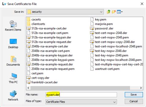 Ldapviewer Help Certificate Details