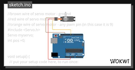 Controlling Servo Motor Copy Wokwi Esp32 Stm32 Arduino Simulator