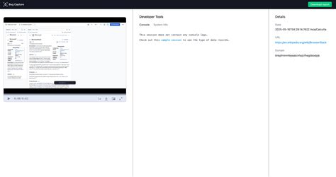 Bug Capture Browserstack Docs