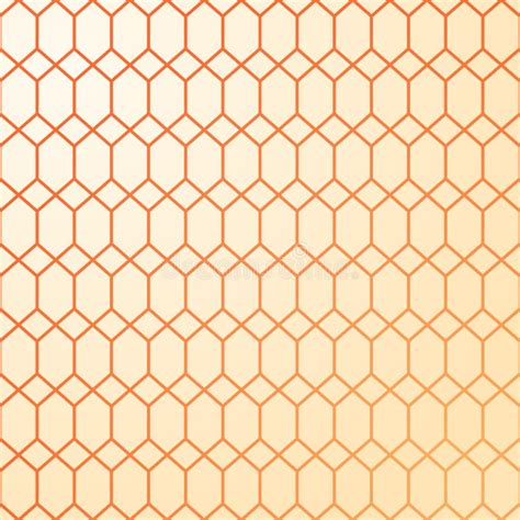 Abstract Geometric Pattern Warm Colors Yellow And Orange Stock Vector Illustration Of