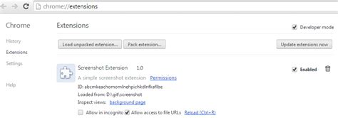 A Simple Chrome Extension To Save Web Page Screenshots To Local Disk