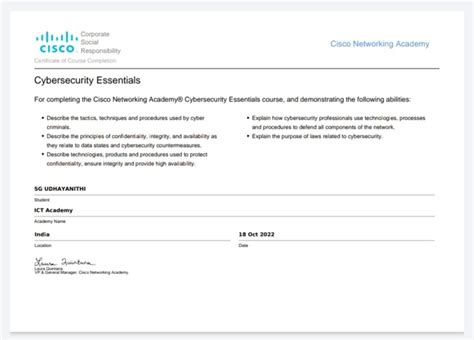 Udhayanithi Sg On Linkedin Cybersecurity Cisconetworkingacademy