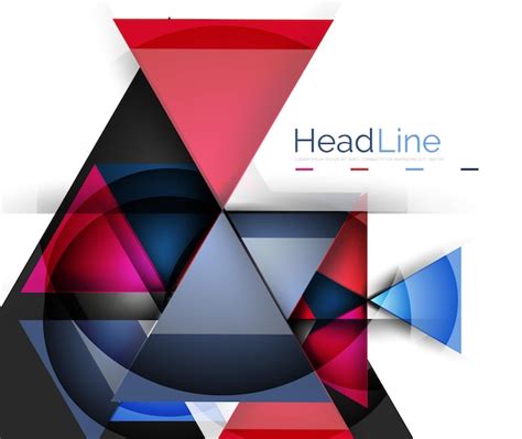 Premium Vector Triangle Abstract Background