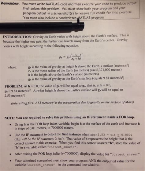 Solved MATLAB Problem Show Your Work Code Screenshot And Chegg