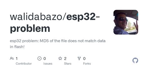 GitHub Walidabazo Esp Problem Esp Problem MD Of The File Does Not Match Data In Flash