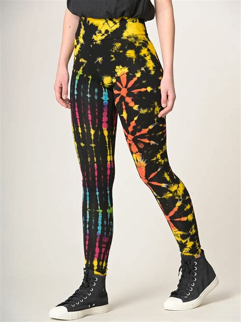 Yoga Tie Dye Leggings For Women Uk
