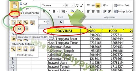 Cara Copy Paste Di Excel Tanpa Merubah Format Ranah Belajar