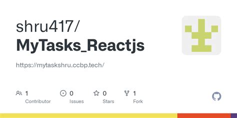 Github Shru417 Mytasks Reactjs Mytaskshru Ccbp Tech