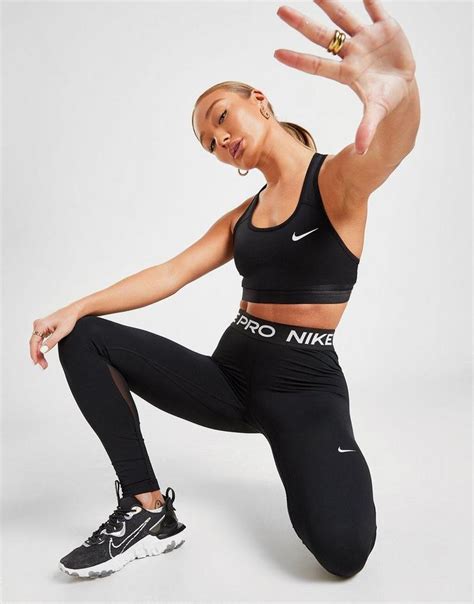 Nike Pro Women S Leggings Black White CZ9779 010