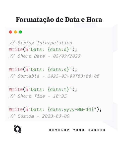 sabia que se estiver usando um tipo datetime dentro de uma string
