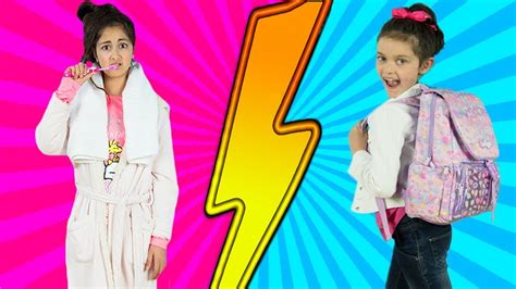 Morning Routine Sis Vs Sis School Morning Youtube