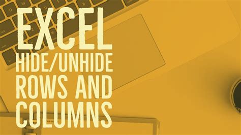 How To Hideunhide Rows And Columns Excel Shortcuts Easy Tutorial Youtube