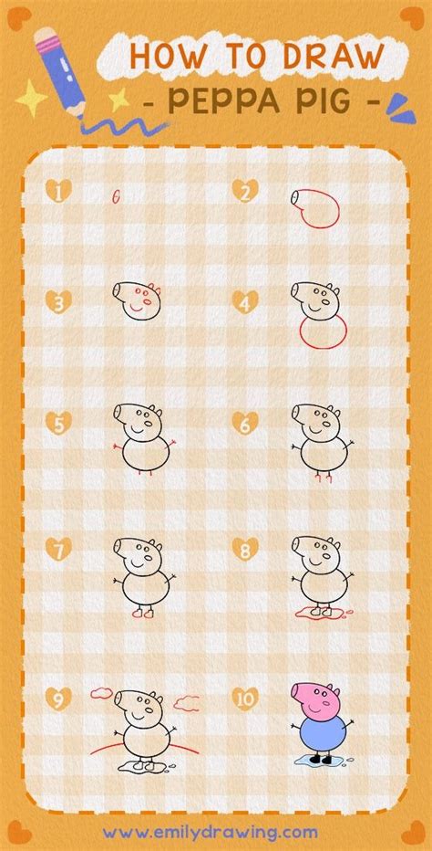 How To Draw Peppa Pig Step By Step Drawing Guide Artofit