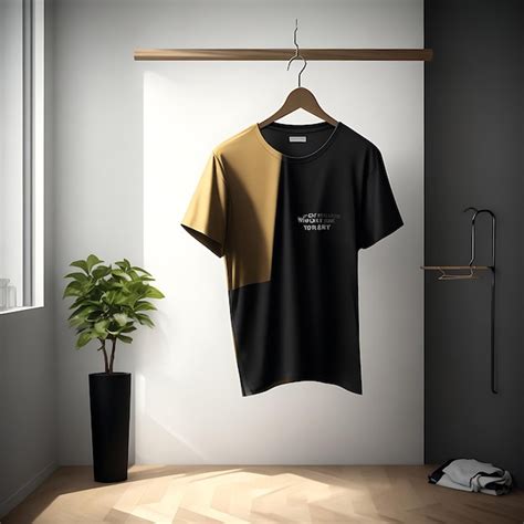 Premium Photo White Tshirt With Hanger Mockup In Won Image High Resulation Image