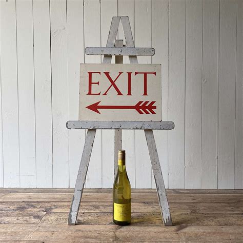 Double Sided Exit Sign