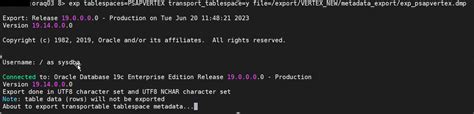 Tablespace Migration Using Cross Platform Transpor Sap Community