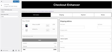 Checkout Enhancer For Woocommerce Documentation Woocommerce