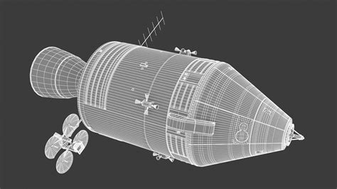 apollo spacecraft 2 3d model by frezzy