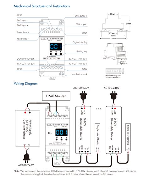 Dmx512 To 4ch 0 1 10v Decoder Dl