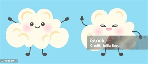 눈과 미소 다양한 감정을 가진 귀여운 팝콘 캐릭터 전국 팝콘의 날 또는 음식 테마 1월 19일 벡터 일러스트 레이 션 0명에 대한 스톡 벡터 아트 및 기타 이미지 Istock