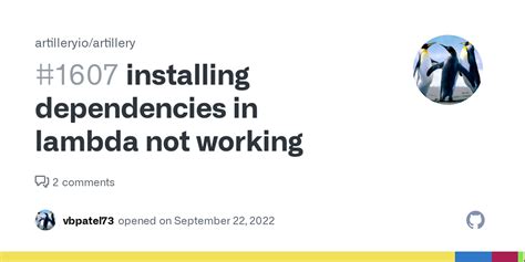 Installing Dependencies In Lambda Not Working · Issue 1607