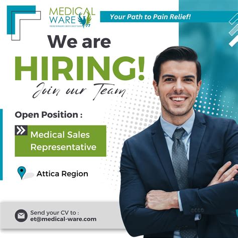 Join Our Team As A Medical Sales Representative This Position Has Been